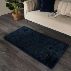Sienna Fluffy Rug - Silver