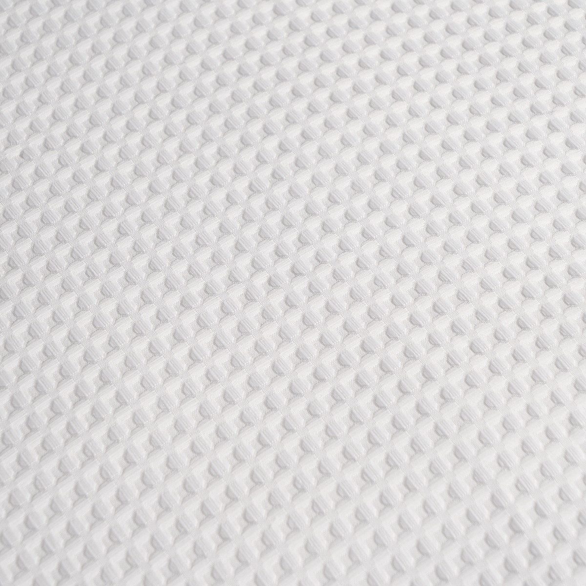 OHS Waffle Textured Luxury Duvet Cover Set - White