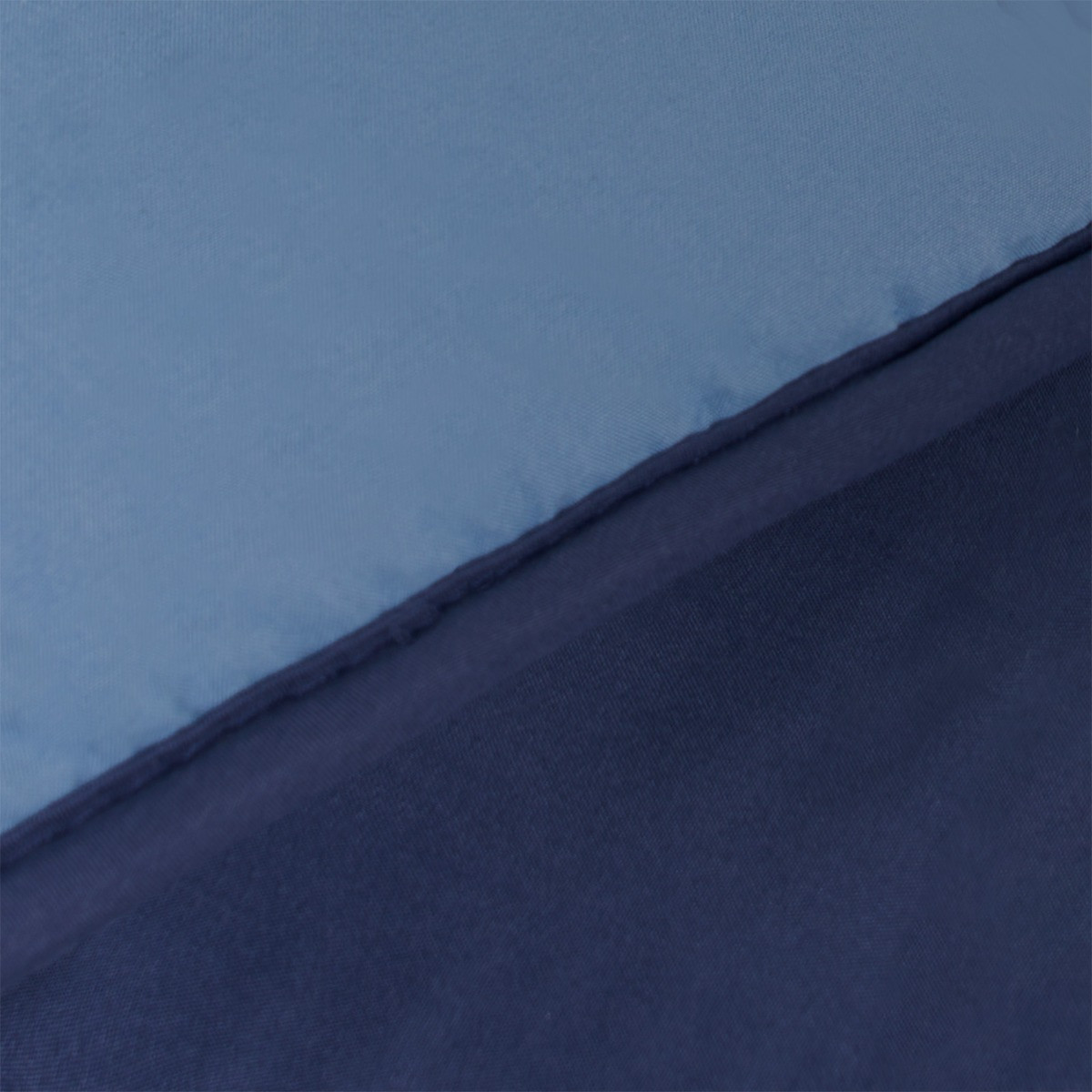 OHS Coverless 10.5 Tog Reversible Duvet & Pillowcase - Navy/Blue