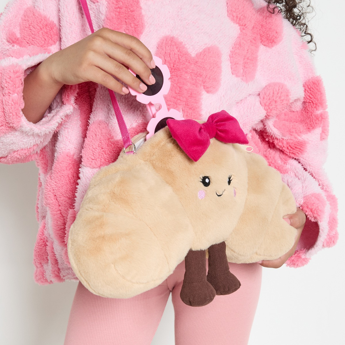 OHS Chloe The Bow Croissant Bag - Natural
