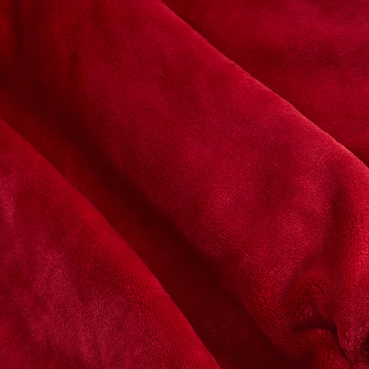 OHS Ultra Soft Tassel Throw - Red