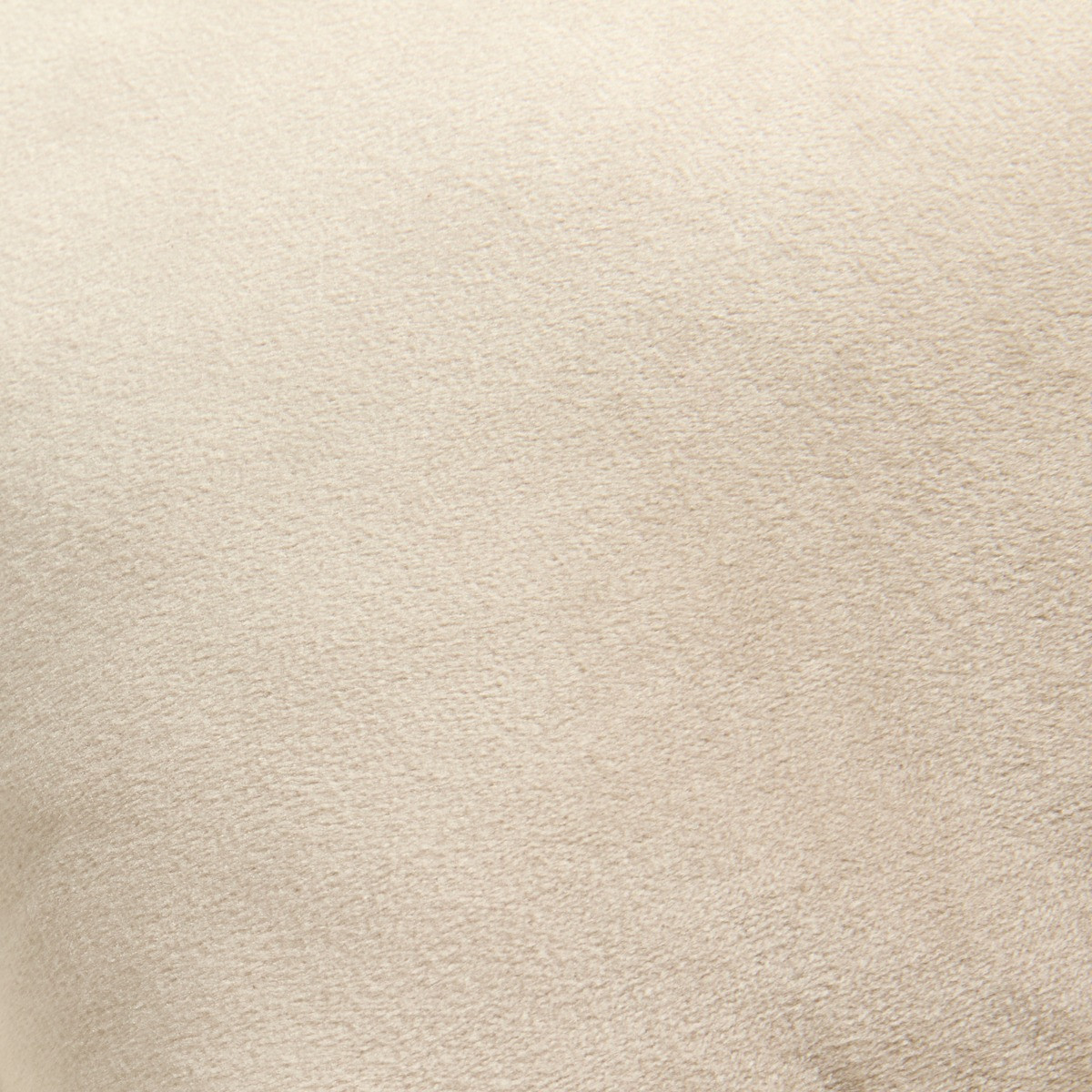 OHS Matte Velvet Jumbo Piped Edge Filled Cushion - Natural