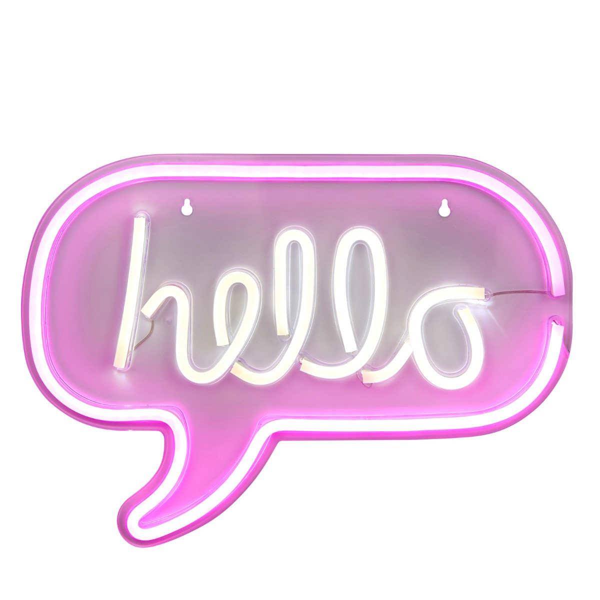 Glow Hello Neon Light - Pink