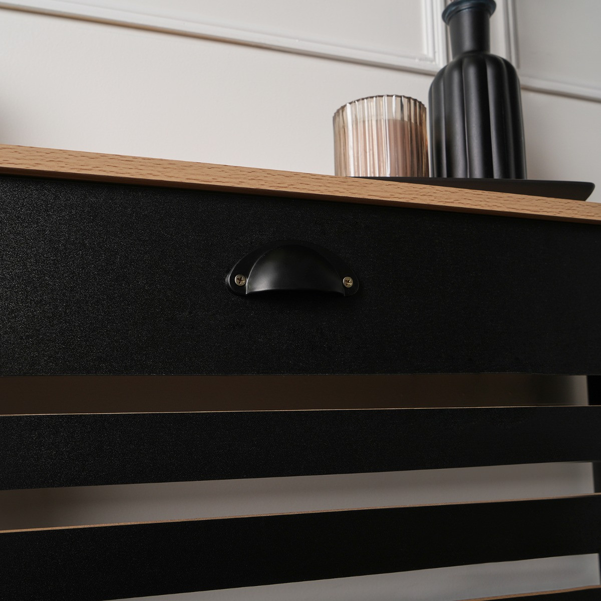 OHS Wooden Radiator Cover - Black