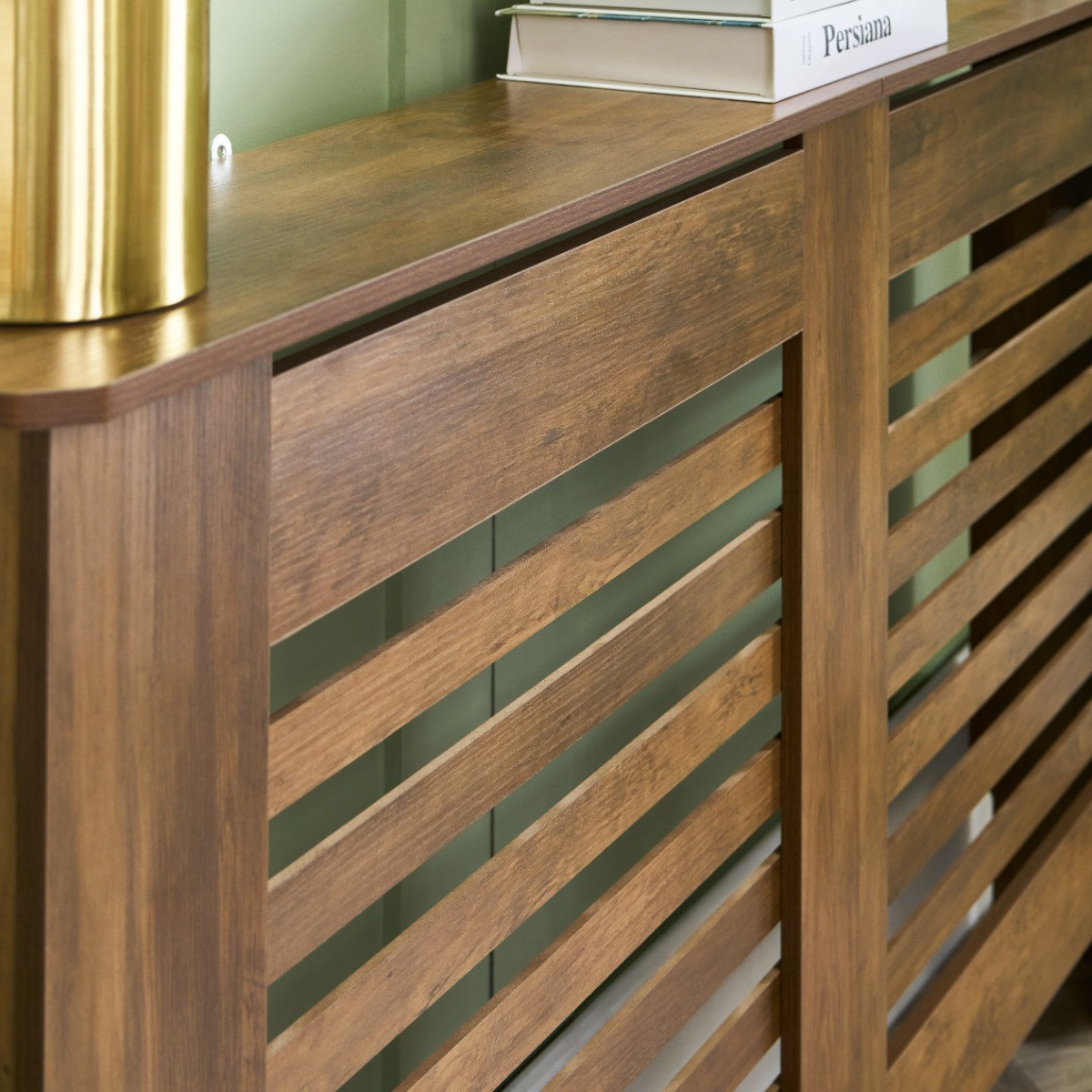 OHS Radiator Cover - Dark Wood