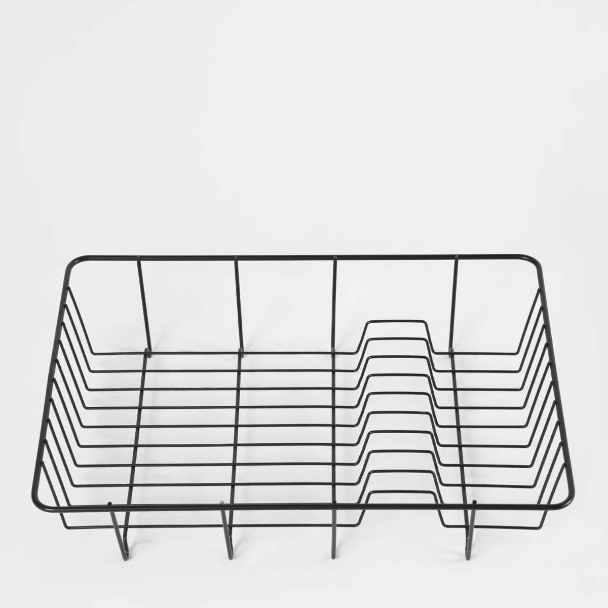 OHS Wire Dish Drainer Rack - Black