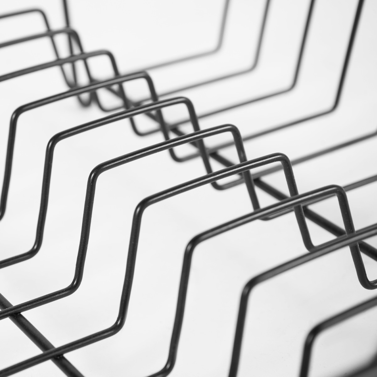 OHS Wire Dish Drainer Rack - Black