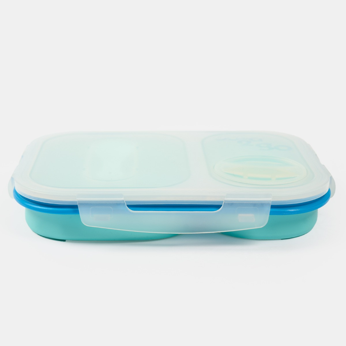 Good 2 Go Square 800ml & Rectangle 1.1ltr Tupperware Boxes - Pastel Blue