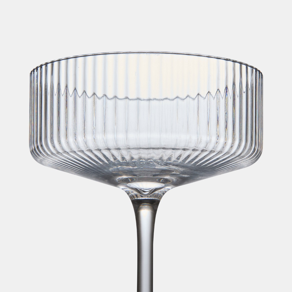 OHS Plastic Cocktail Glasses, Clear - 4 Pack