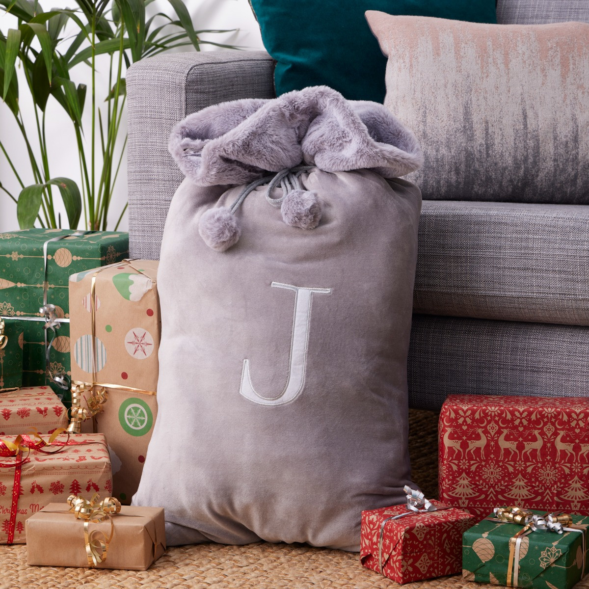 OHS Alphabet Sack, M - Grey