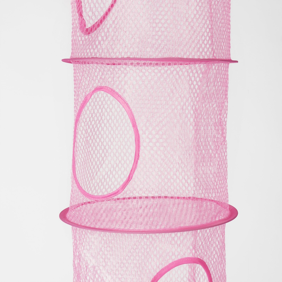 OHS Kids Toys Storage Hanging Net Basket - Blush