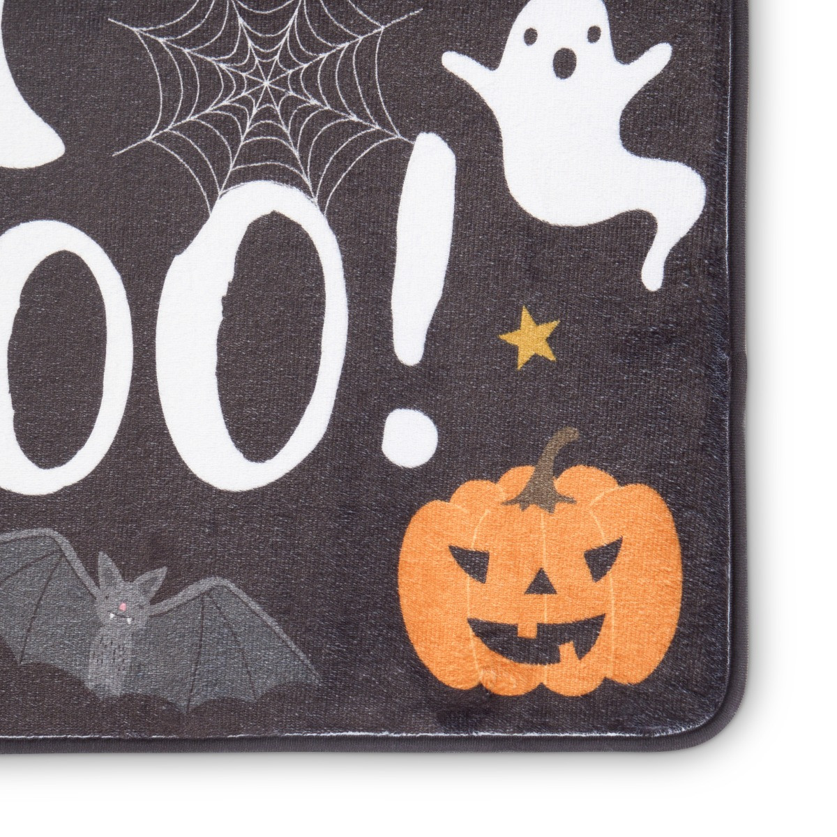 OHS Halloween Ghost Printed Mat - Black
