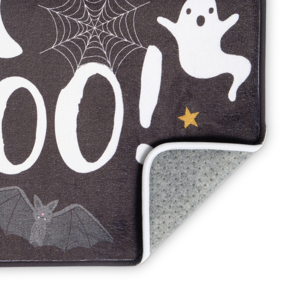 OHS Halloween Ghost Printed Mat - Black