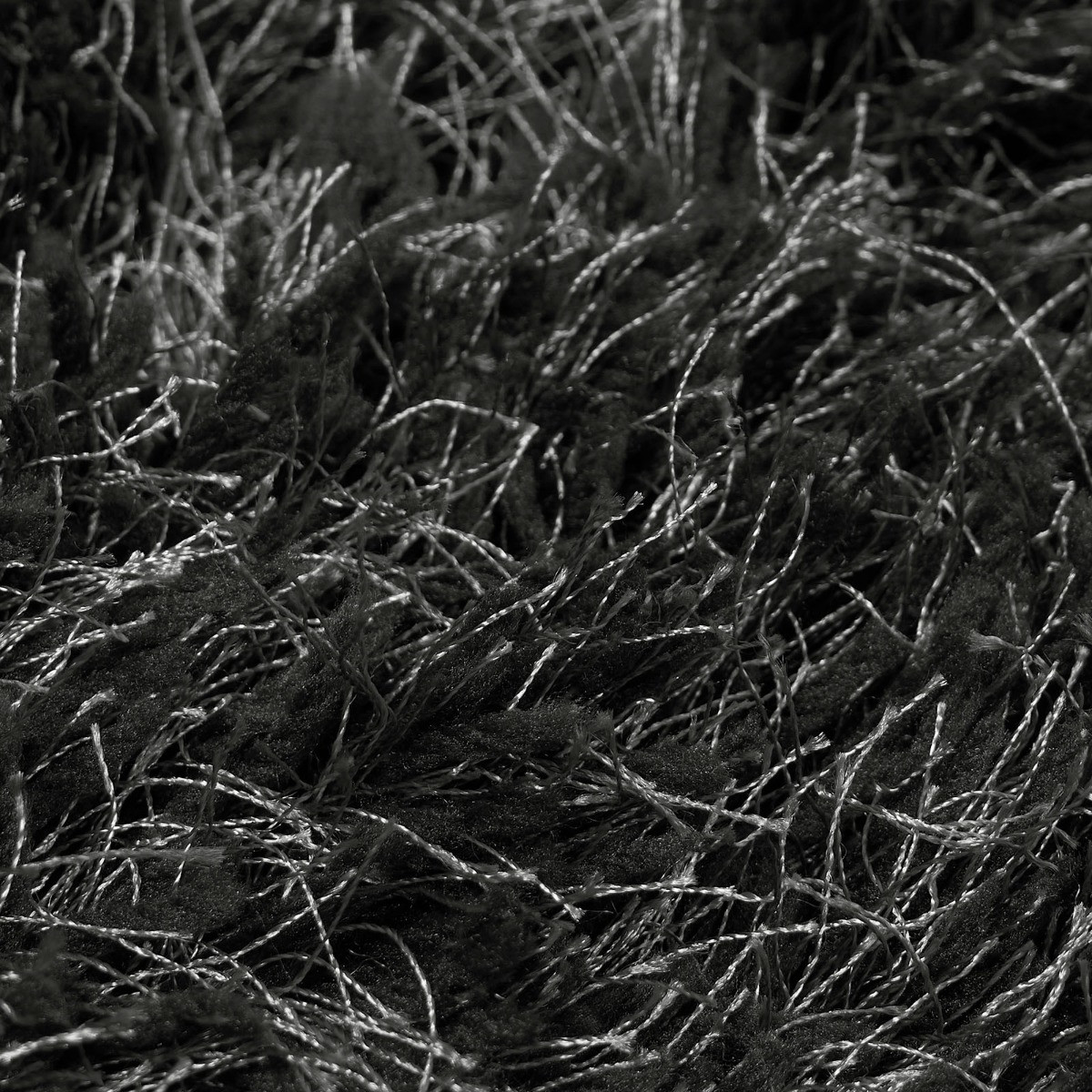 OHS Shaggy Rug Runner, Charcoal - 60 x 150cm