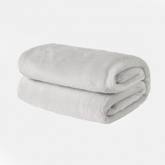 OHS Supersoft Throw, Silver Grey - 150 x 200cm