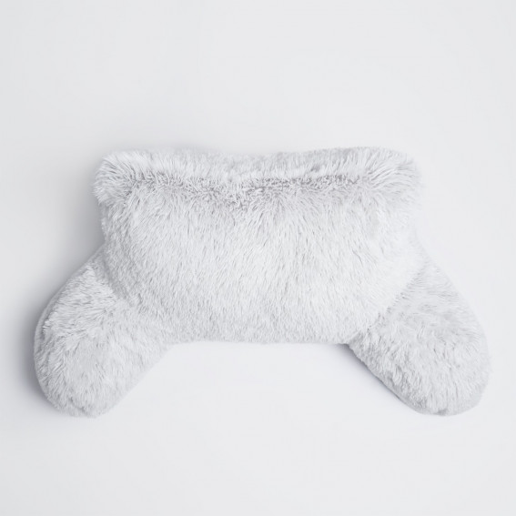 OHS Long Hair Cuddle Cushion - Grey