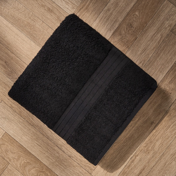OHS 100% Cotton 2 Jumbo Bath Sheets - Black