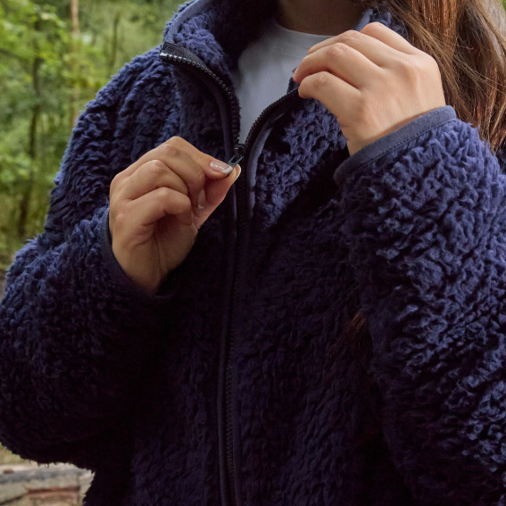 OHS Teddy Full Zip Fleece - Navy
