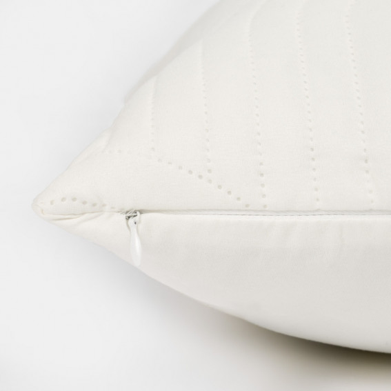 OHS Arches Embossed Quilted Cushion Covers - Cream