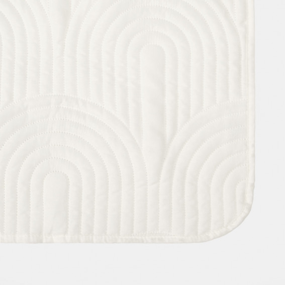OHS Arches Quilted Throw, Cream - 200 x 240cmcm