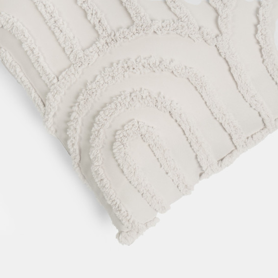 OHS Tufted Arches Textured Cushion Covers - Stone