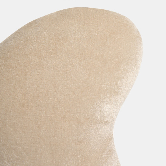 OHS Velvet Bow Shaped Cushion - Natural