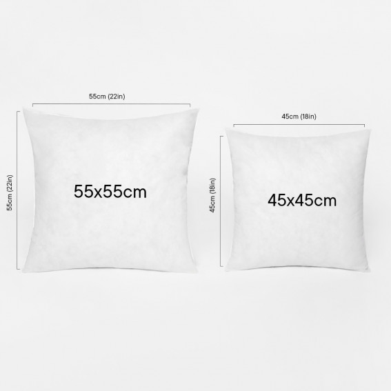 OHS 55 x 55cm Inner Cushion Pad, White