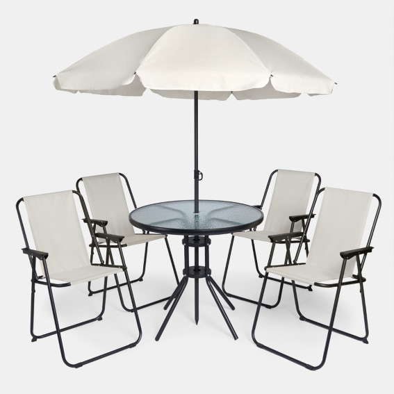 OHS 6-Piece Patio Set - Cream
