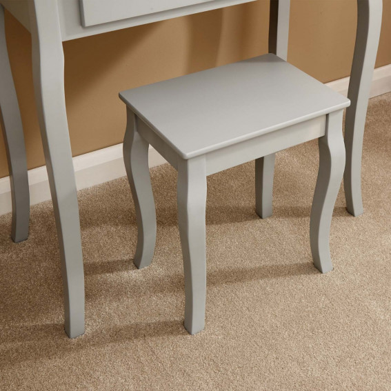 Grace LED Mirror Dressing Table - Grey