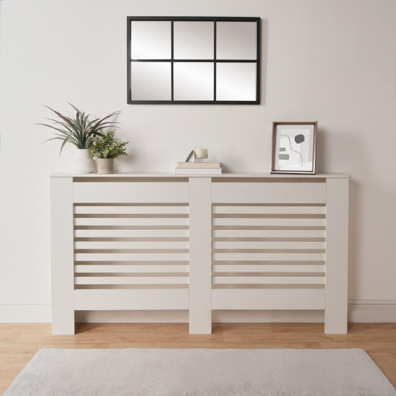 OHS Wooden Radiator Cover - White