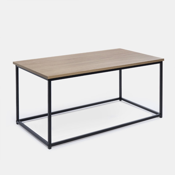 OHS Manhattan Rectangle Coffee Table - Natural Wood