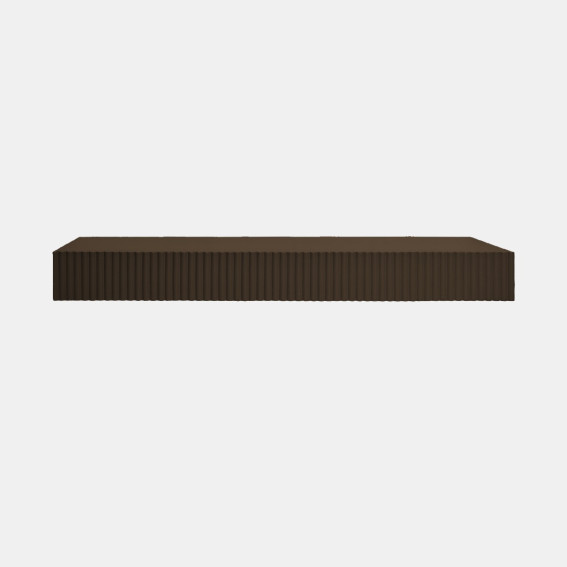OHS Ribbed Shelf - Chocolate