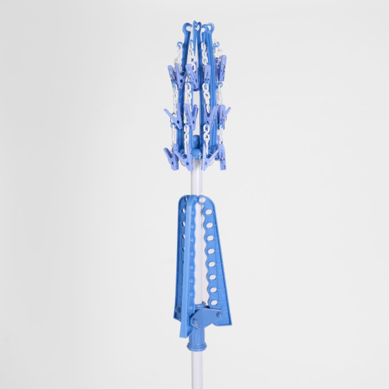 OHS Multifunctional Hanger and Peg Airer - White/Blue