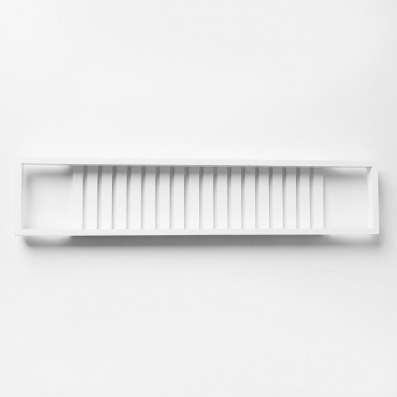 OHS Wooden Bath Rack - White