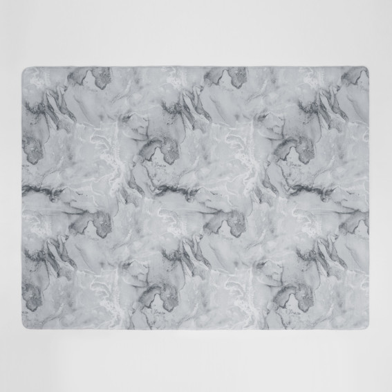 OHS Marble Printed Rug - Grey