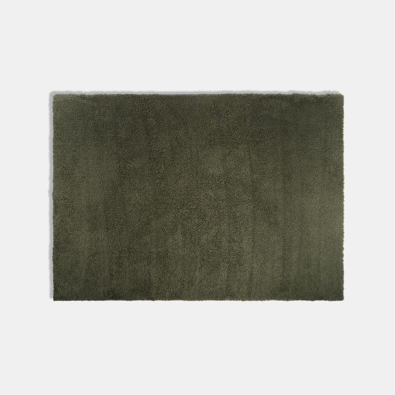 OHS Cosy Teddy Rug - Woodland Green