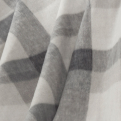 Dreamscene Tartan Check Fleece Throw, Blush Pink/Grey - 120 x 150 cm