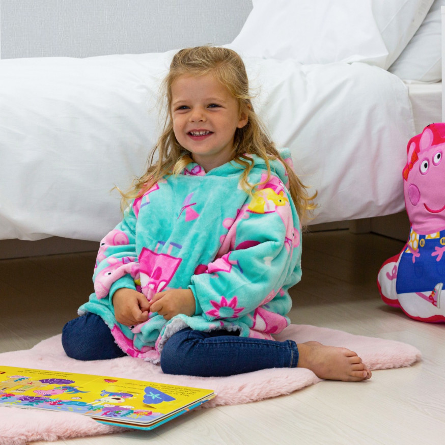 Peppa Pig Hoodie Blanket, Kids - Blue