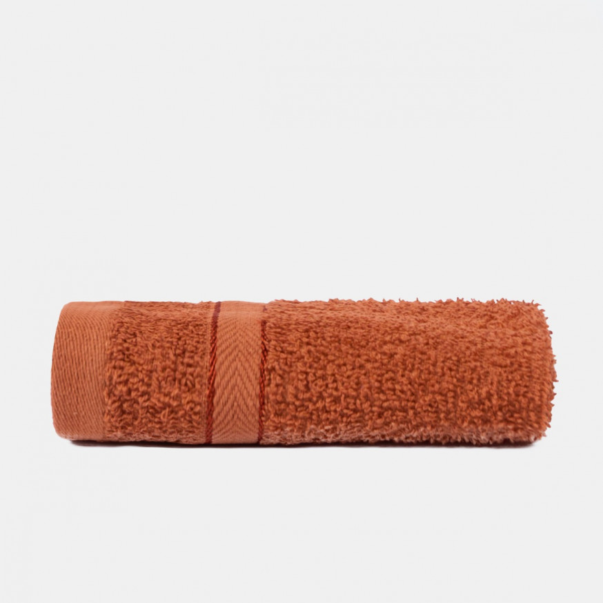 OHS 100% Cotton 4 Pack Face Cloths - Burnt Orange