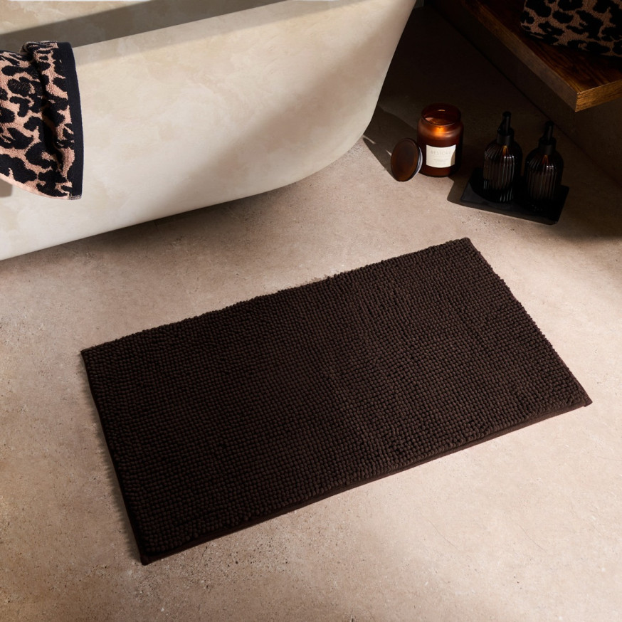 OHS Noodle Bath Mat - Chocolate