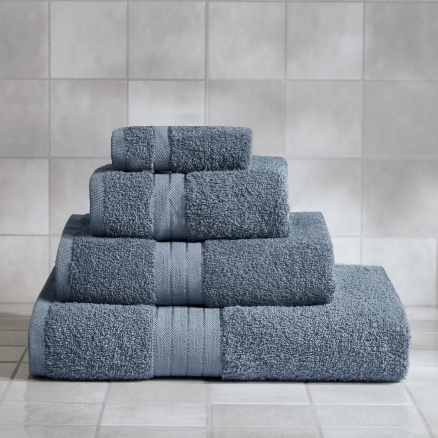 OHS 100% Cotton Towel - Denim Blue
