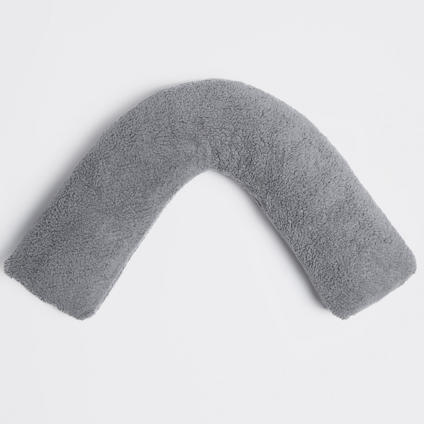 OHS Teddy V Shape Pillow - Grey