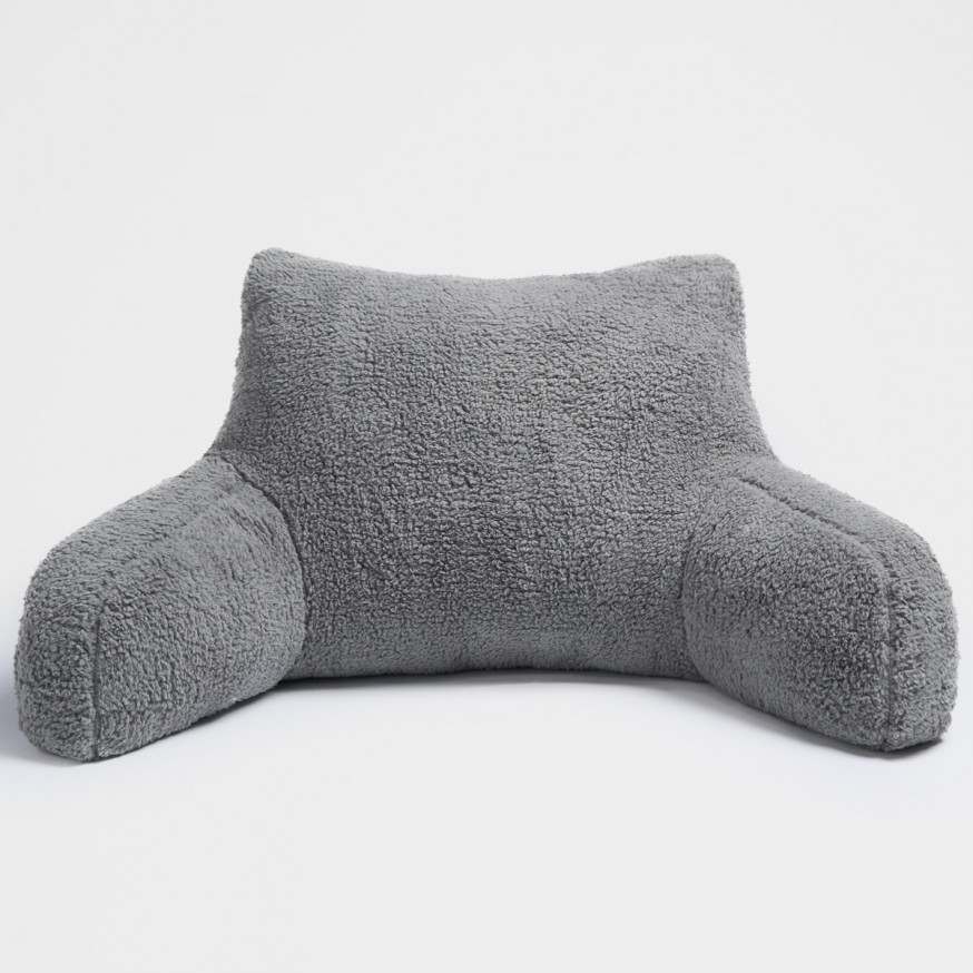 OHS Teddy Cuddle Cushion - Grey