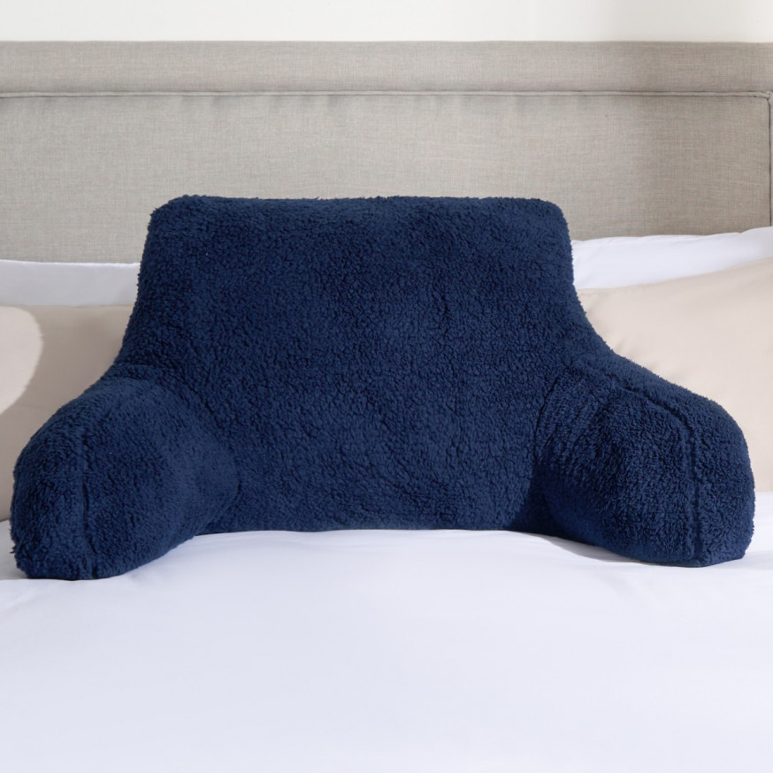 OHS Teddy Cuddle Cushion - Navy
