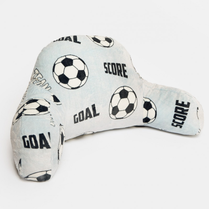 OHS Kids Football Fleece Cuddle Cushion - Grey