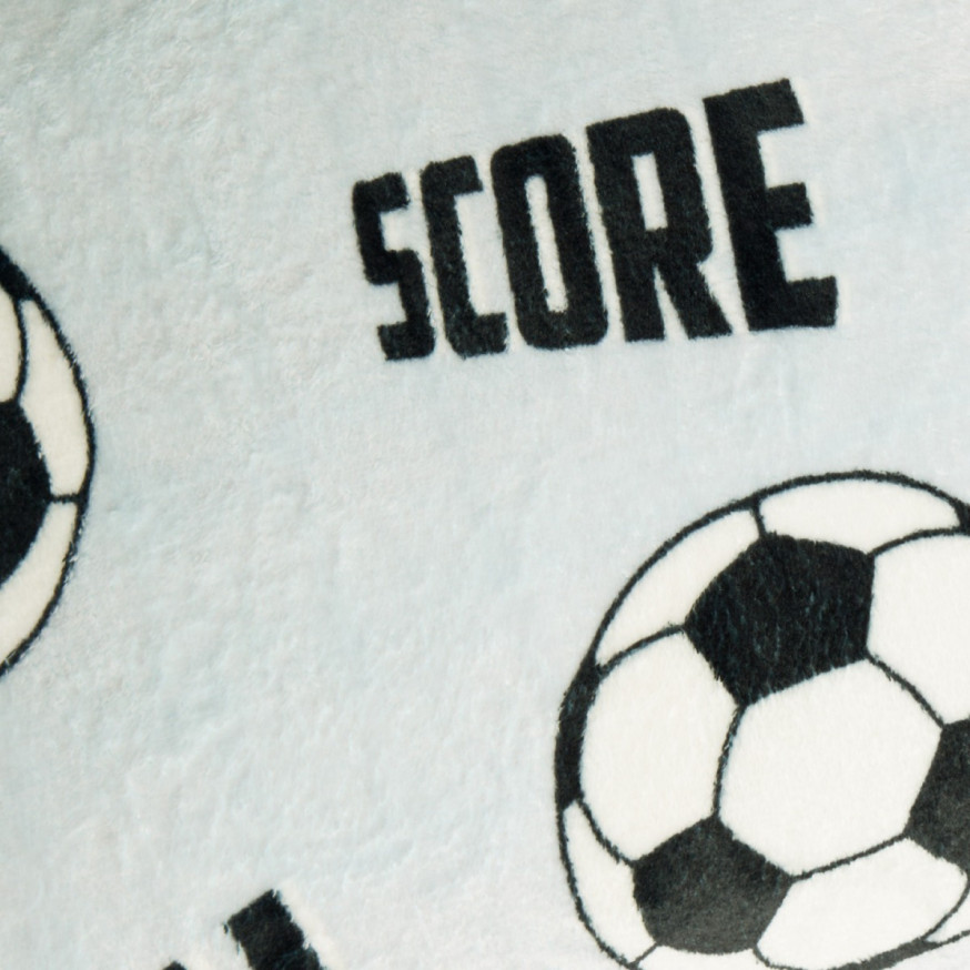 OHS Kids Football Fleece Cuddle Cushion - Grey