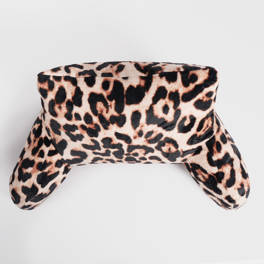 OHS Leopard Cuddle Cushion - Natural