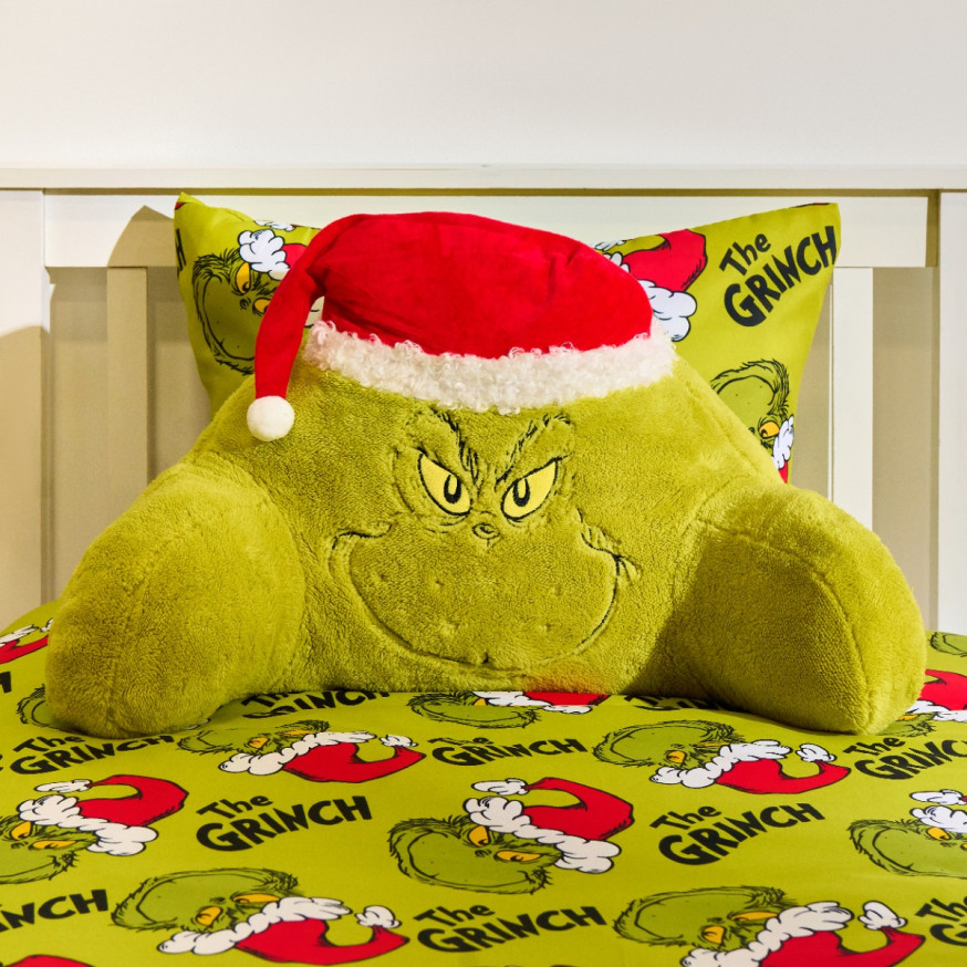 OHS The Grinch Cuddle Cushion - Green