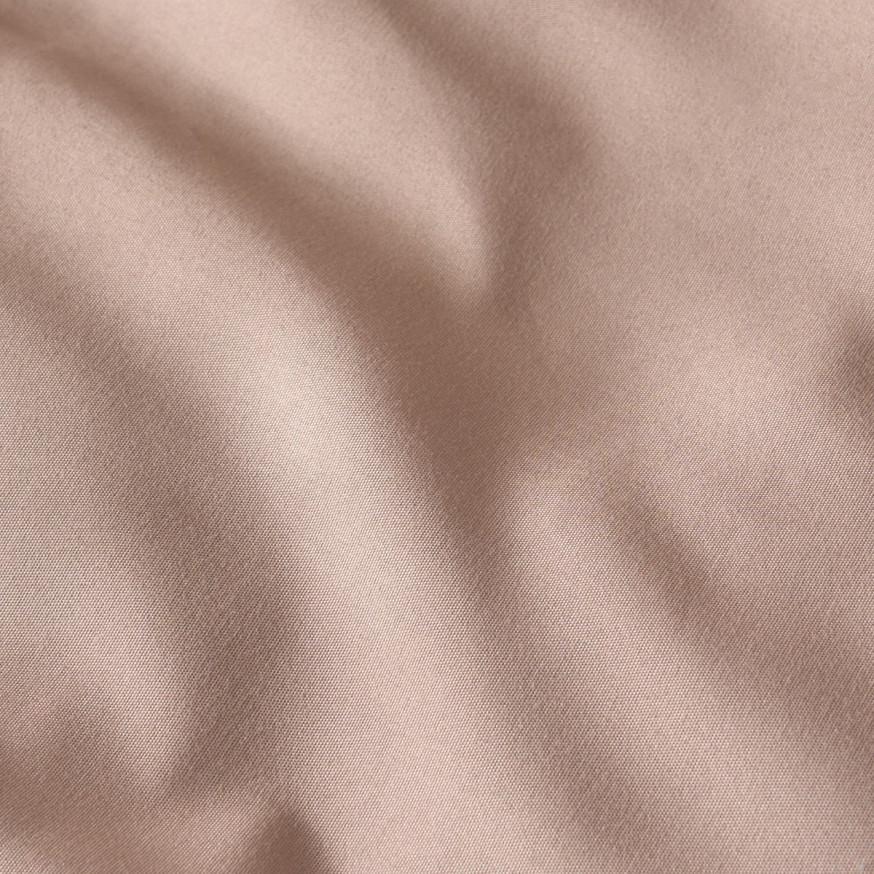 OHS Contrast Border Duvet Cover Set, Natural/Ivory - Double