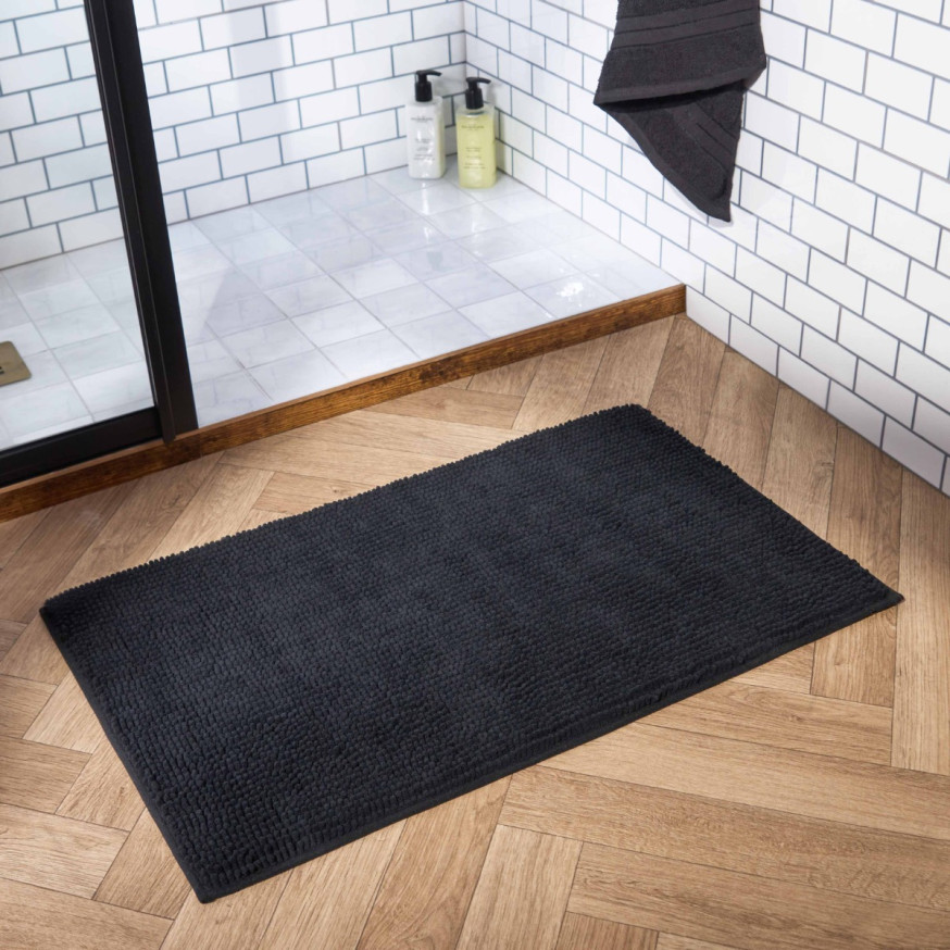 OHS Noodle Bath Mat - Black